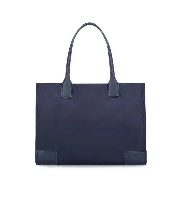 Tory Burch Ella Logo Patch Small Tote Bag - Black