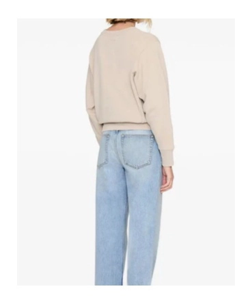 ANINE BING Crewneck Sweatshirt With Logo Detail