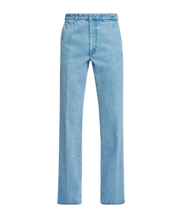 Dries Van Noten Light Wash Multi-pocket Jeans