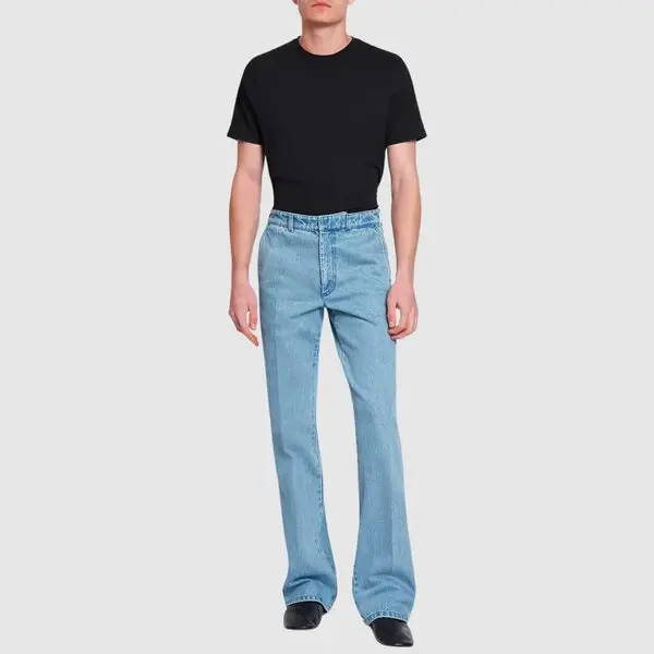 Dries Van Noten Light Wash Multi-pocket Jeans