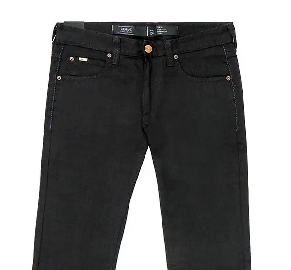 Emporio Armani Logo Jeans - Black