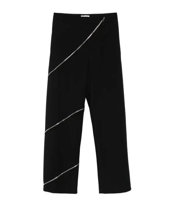 Alaïa Zippered Casual Pants - Black