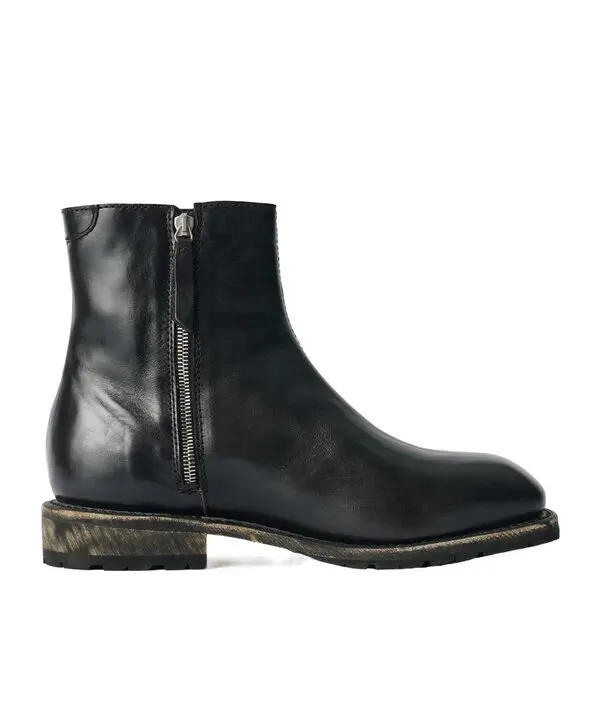 Our Legacy Engine Zip Boots - Deep Black