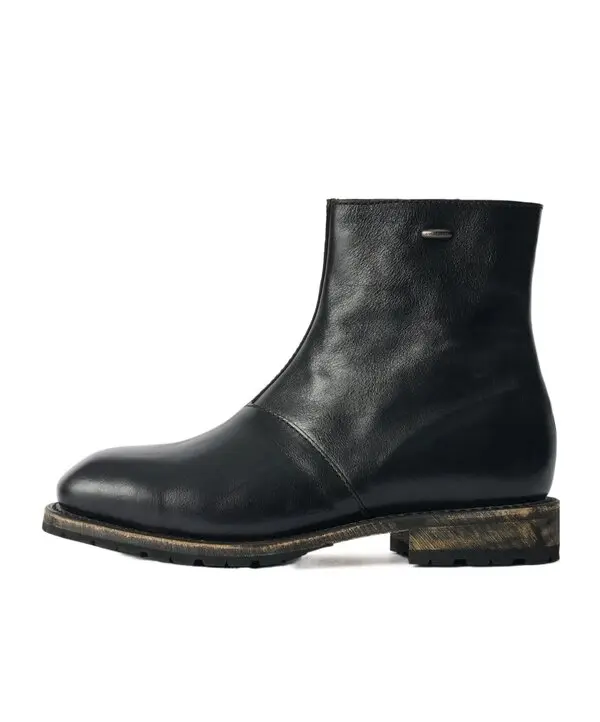 Our Legacy Engine Zip Boots - Deep Black