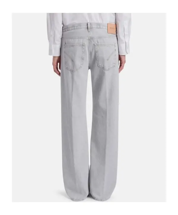 DONDUP Jacklyn Wide-leg Rigid Denim Jeans - Topo
