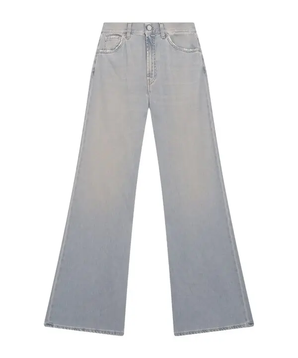 DONDUP Wide-leg Jeans With Patch Pockets