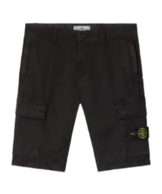 Stone Island Compass Motif Cargo Shorts