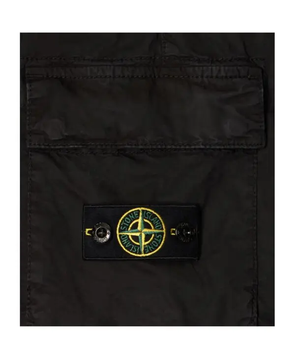 Stone Island Compass Motif Cargo Shorts