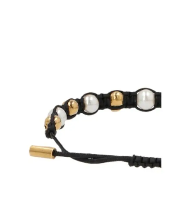 Alexander McQueen Skull And Pearl Bracelet