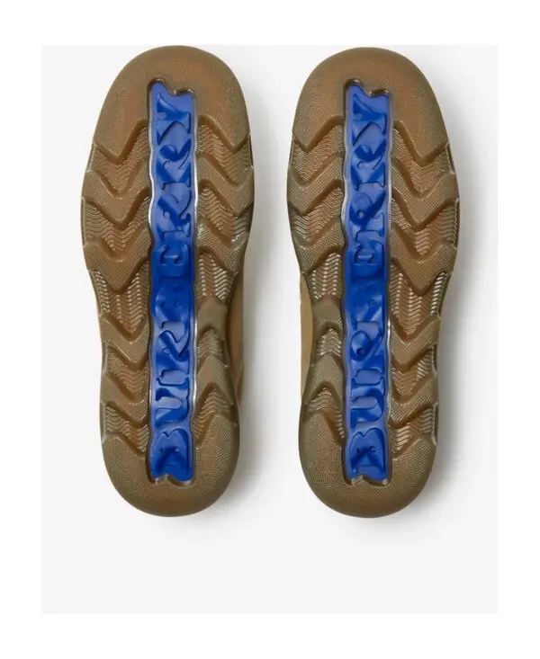Burberry Round-toe Chunky Sole Lace-up Boots