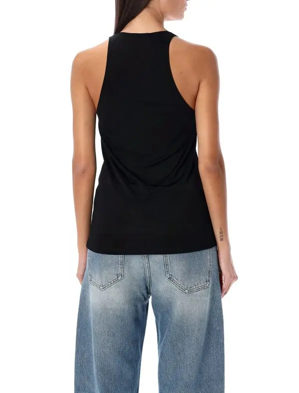 Saint Laurent U-neck Sleeveless Tank Top