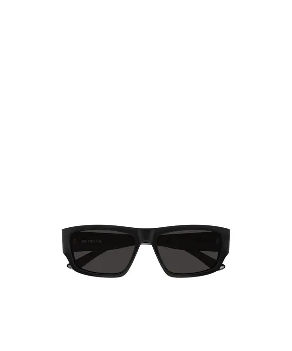 Balenciaga Rectangular Frame Sunglasses - Black