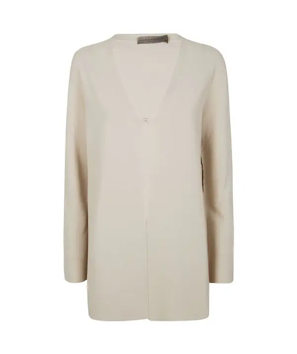 D.exterior Open Front Knit Cardigan - Marble