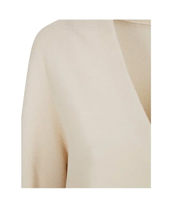 D.exterior Open Front Knit Cardigan - Marble