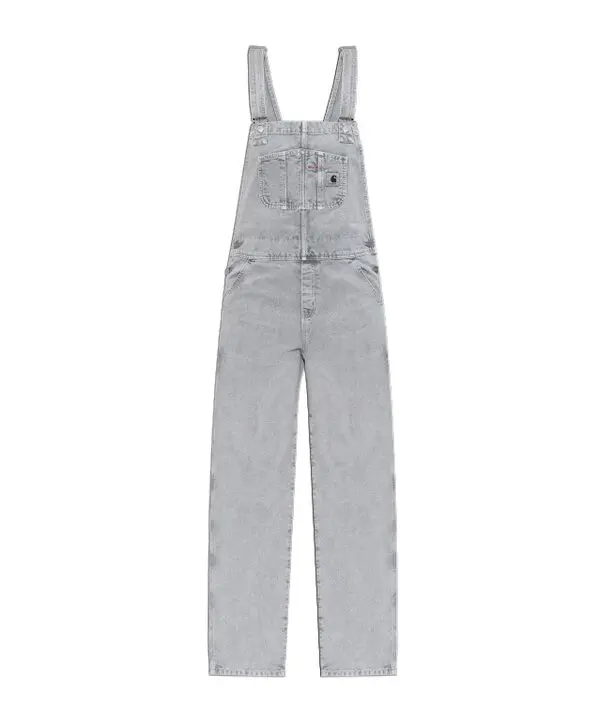 Carhartt Work In Progress Bib Dungarees - Grey