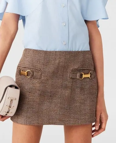 Stella McCartney Buckled Mid-waist Skirt