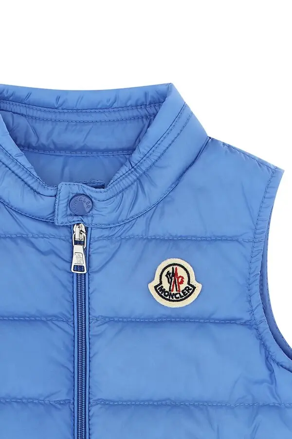 Moncler Amaury Packable Down Vest - Light Blue