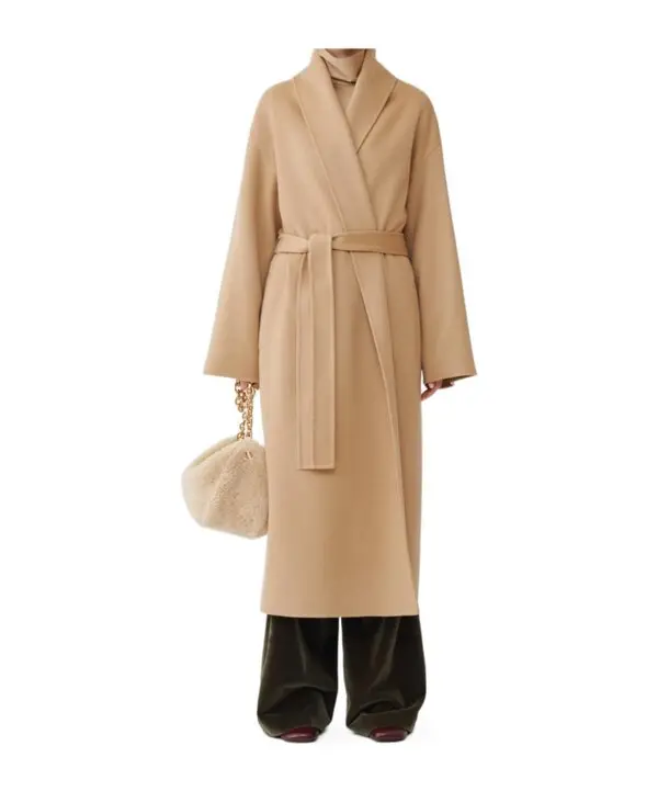 Fabiana Filippi Waist-strap Coat - Cammel