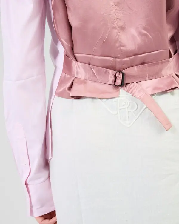 Prada High Waist Maxi Skirt With Embroidered Logo - Ivory