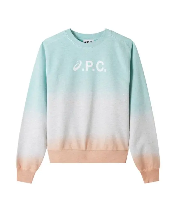 A.p.c. Tie & Dye Crewneck Sweatshirt
