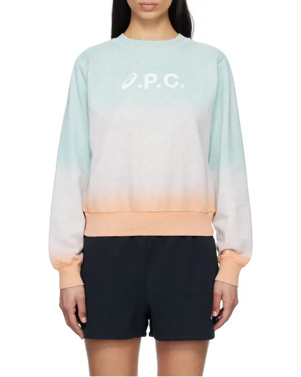 A.p.c. Tie & Dye Crewneck Sweatshirt