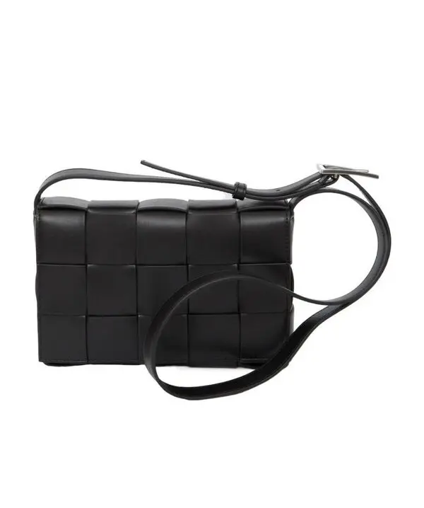 Bottega Veneta Cassette Medium Messenger Bag - Black