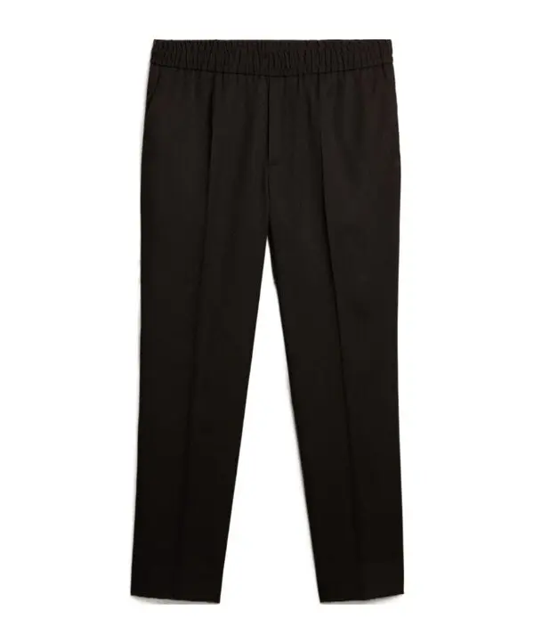 GOLDEN GOOSE Logo Plaque Straight Leg Trousers