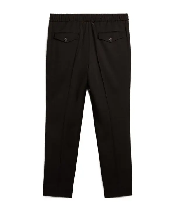 GOLDEN GOOSE Logo Plaque Straight Leg Trousers