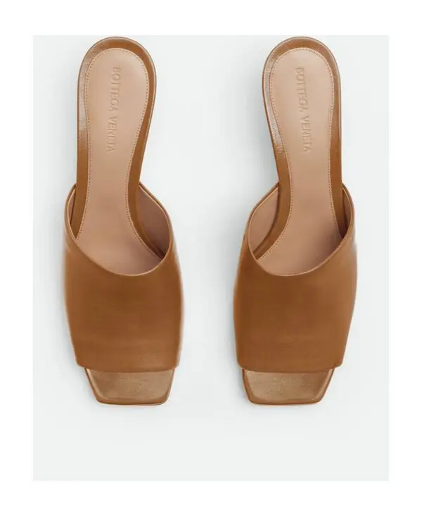 Bottega Veneta Knot Detailed Open-toe Mules - Brown
