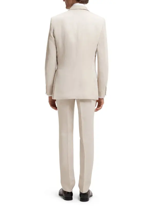 Hugo Boss Double-breasted Tailored Blazer - White