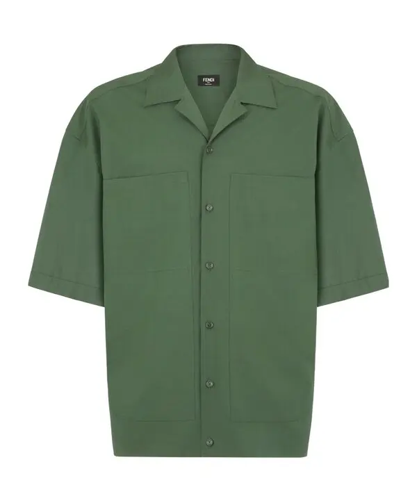 Fendi Short Sleeved Buttoned Shirt