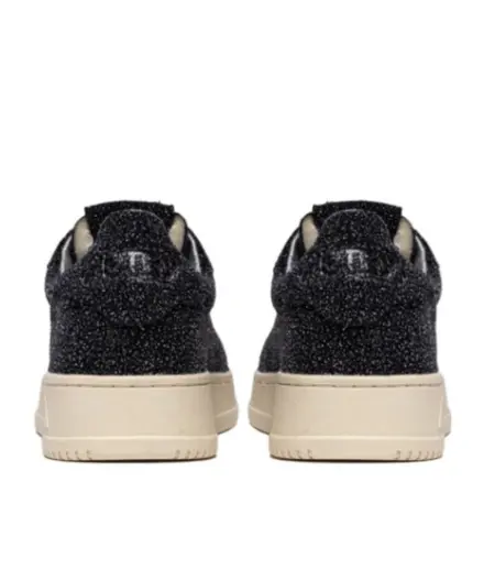 AUTRY Dallas Low Glittered Sneakers - Black