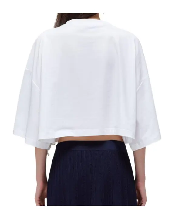 BLUGIRL Embellished Cropped T-shirt