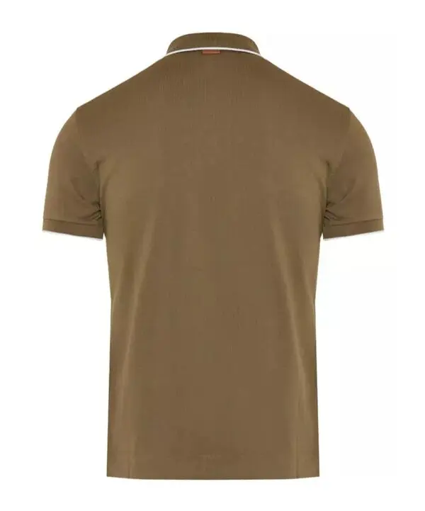 Zegna Short-sleeved Polo Shirt - Brown