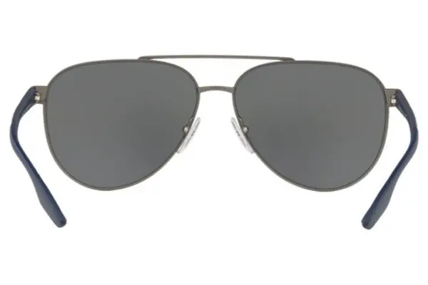 Prada Aviator Sunglasses With Logo Detail - Blue