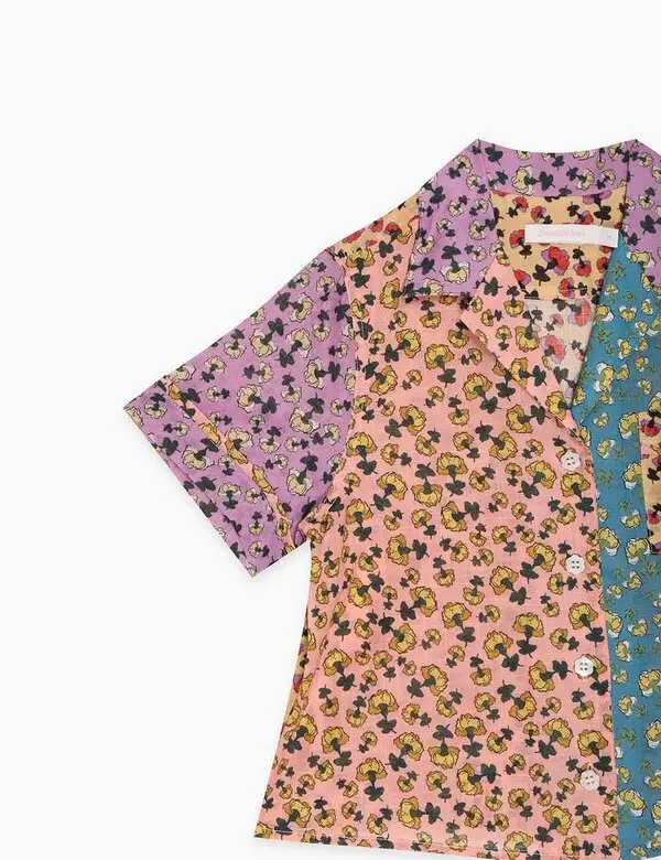 Zimmermann Tiggy Floral-print Beach Shirt