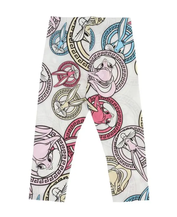 Monnalisa Jersey Tights With Looney Tunes Print