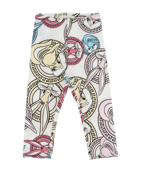 Monnalisa Jersey Tights With Looney Tunes Print