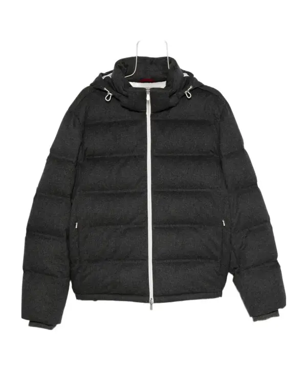 Brunello Cucinelli Hooded Quilted Padded Jacket - No