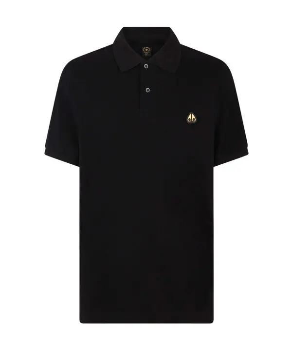 Moose Knuckles Logo Patch Short-sleeved Polo Shirt