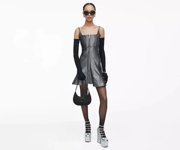 Marc Jacobs Embellished Small Curve Bag - Black