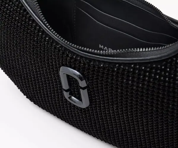 Marc Jacobs Embellished Small Curve Bag - Black