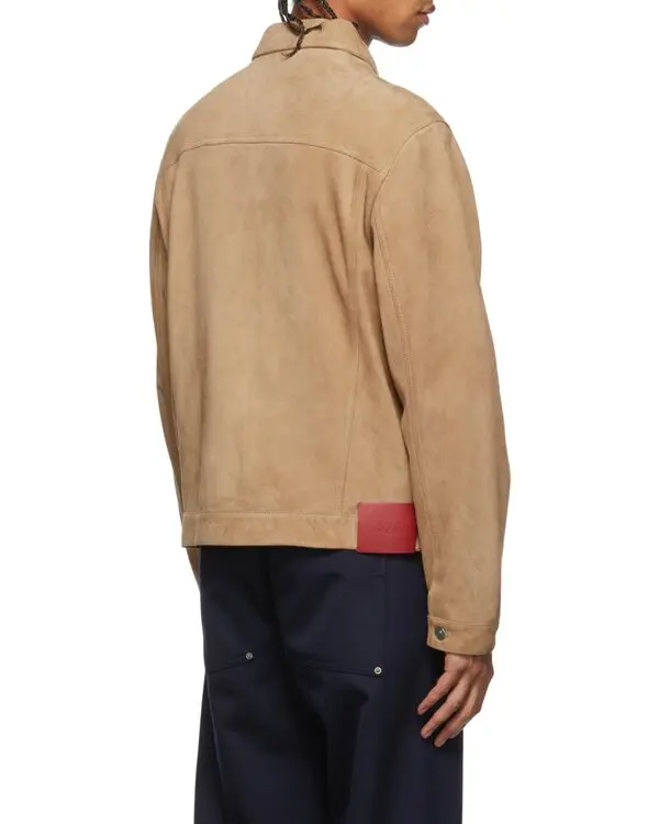 424 FAIRFAX Leather Button-up Jacket