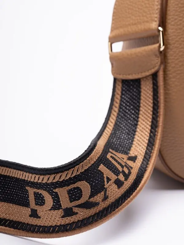 Prada Logo Plaque Shoulder Bag