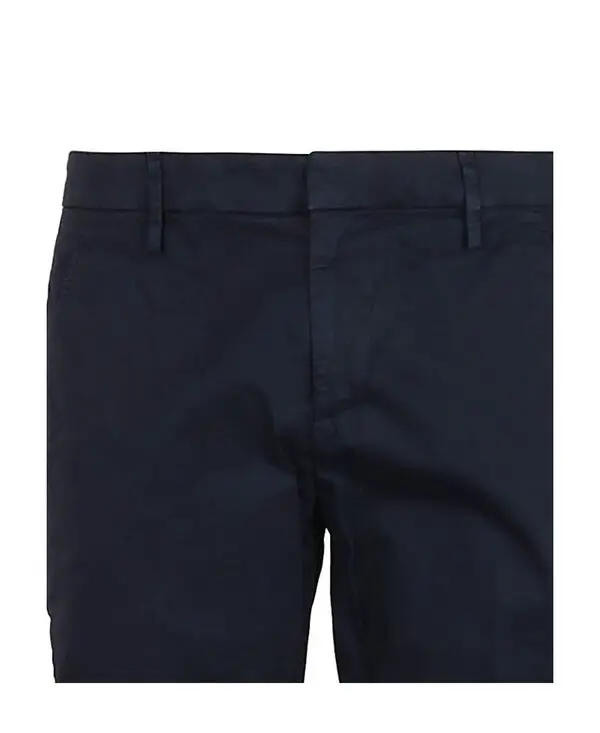 DONDUP Slim Fit Straight Leg Pants - Black