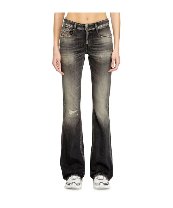 DIESEL® Distressed Flared Jeans