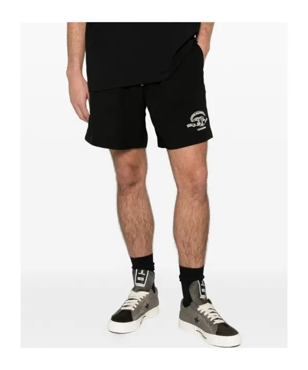 Amiri Elastic Waist Drawstring Shorts