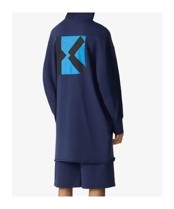 Kenzo Little X" Long Hooded Hoodie