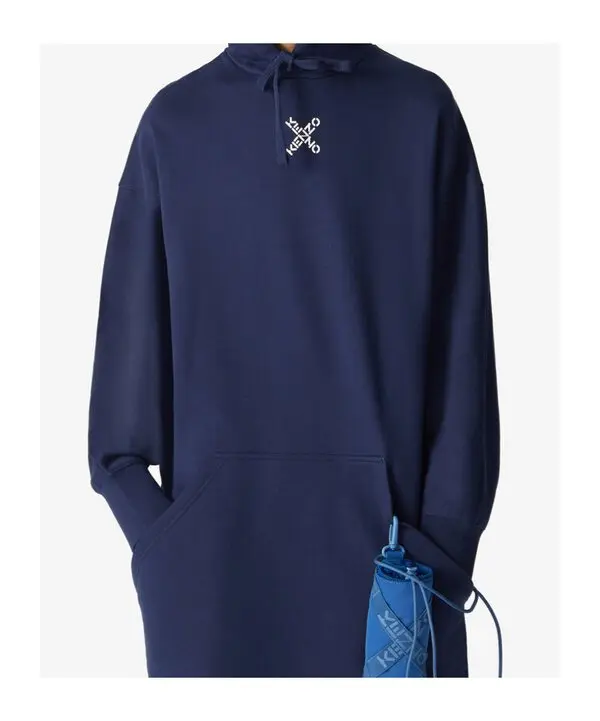 Kenzo Little X" Long Hooded Hoodie