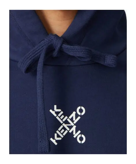 Kenzo Little X" Long Hooded Hoodie